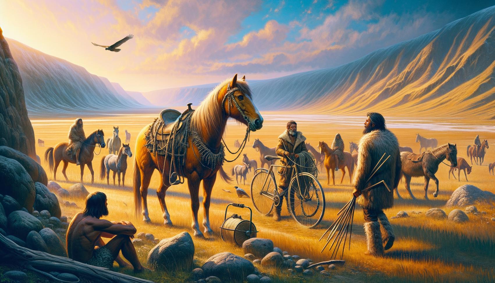 hoe is paardrijden ontstaan - Manegeameland.nl